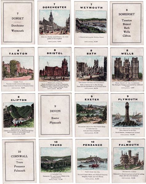 Counties Of England 4th Series The World Of Playing Cards