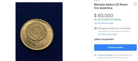 Moneda Azteca De Oro En Cuánto La Vende Banorte Infobae