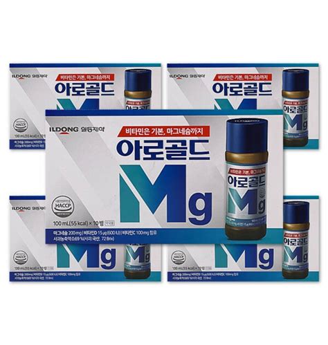 일동제약 아로골드 Mg 100ml 50병 비타민 C D 마그네슘 음료 리뷰 오늘 가격 티몬