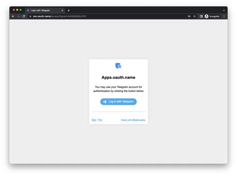 Main Page Oauthname Documentation