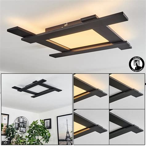 Hofstein Deckenleuchte Led Decken Lampen Dimmbare Wohn Schlaf Zimmer