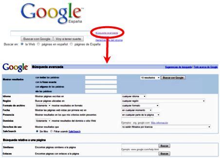 Internet básico Buscar en internet Herramientas técnicas para