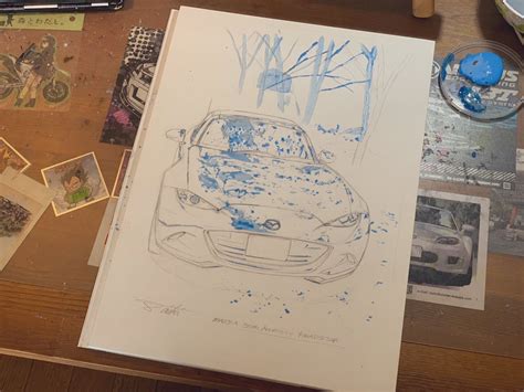 過去作でどれだけ伸びるか無言でチャレンジ見た人もやるこれがこうなってあーなって」コサカダイキ｜イラストレーターのイラスト