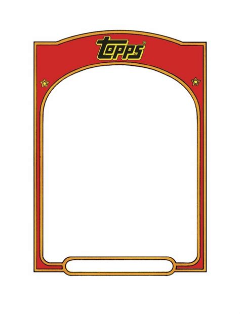 Baseball Card Templates Printable And Enjoyable Learning