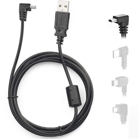 For Garmin Gps Charger Cable 6Ft 18Awg Mini Usb Gps Power Cord For Garmin Nuvi 90 Degree Gps
