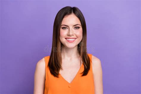 Photo Of Stunning Positive Nice Girl Toothy Beaming Smile Good Mood