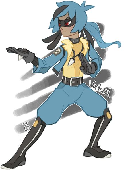 Lucario Gijinka By B4dly Dr4wn On Deviantart