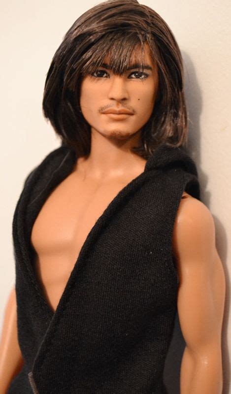 Jun Fan Asian Barbie Basics Ken OOAK Repaint By Doll Anatomy Barbie Basics Ken Barbie