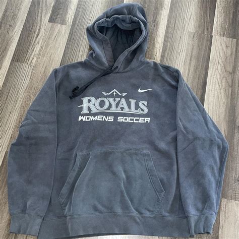 Vintage Nike Womens Soccer Royals Hoodie Large Depop