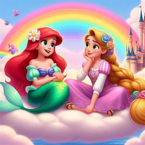 Princess Ariel And Rapunzel 2 By Carlosuriel13 On Deviantart