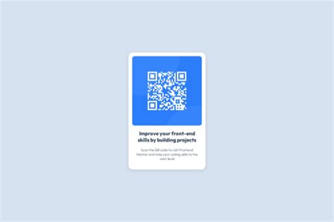 Frontend Mentor Responsive Qr Code Page Using Flex Coding Challenge Solution