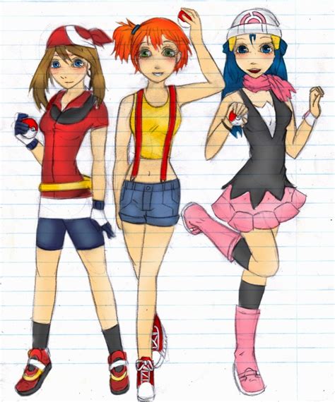 May Misty And Dawn By Cuine On Deviantart