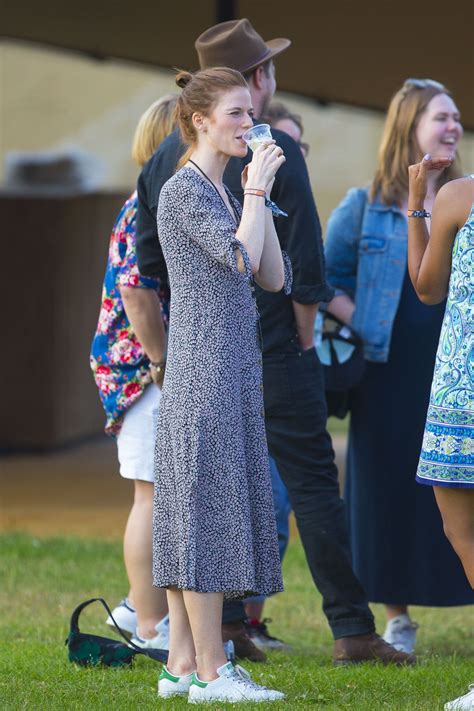 Rose Leslie And Carey Mulligan At All Points East Music Festival In