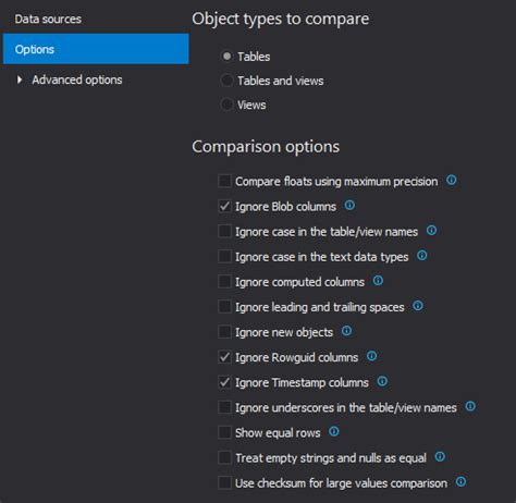 ApexSQL Data Diff 2018 Screen Shot Tour