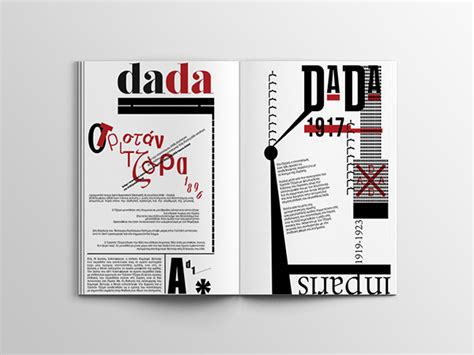 Graphic Design Dada Magazine On Behance