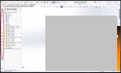 Cant Get Rid Of Tool Bar Circled In Red Any Ideas How To Turn It Off Solidworks