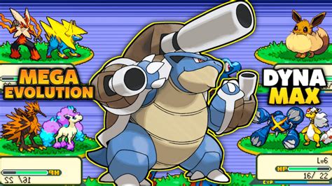 New Pokemon Gba Rom Hack 2021 With Mega Evolution Dynamax 9 Starters