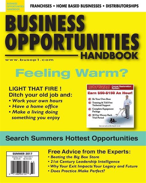 Business Opportunities Handbook Magazine DiscountMags