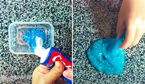 Diy No Glue Toothpaste Slime Diy Joy