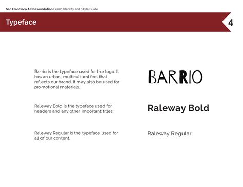 San Francisco Aids Foundation Style Guide On Behance