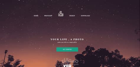 تحويل الصورة من PSD إلى HTML and CSS مستقل