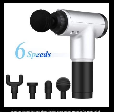 White Plastic Facial Massage Gun For Body Relaxation At ₹ 1500piece