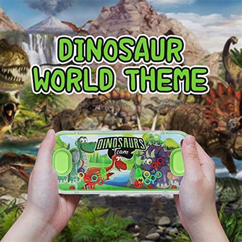 Sevenq Handheld Water Games 4 Packs Dinosaur Theme Water Toss Ring