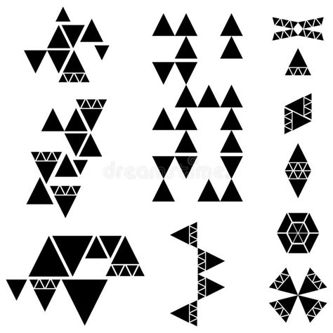 Abstract Triangles Stock Illustration Illustration Of Isolated 92377699
