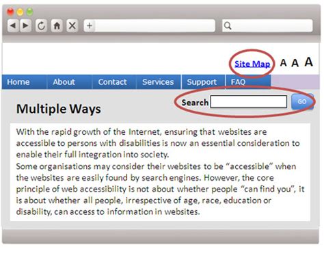 9 12 wcag 2 2 success criterion 2 4 5 － multiple ways digital policy