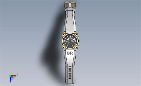 柏莱士手表 SOLIDWORKS 2011 模型图纸下载 懒石网