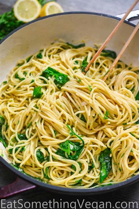 Creamy Lemon Spaghetti Eat Something Vegan