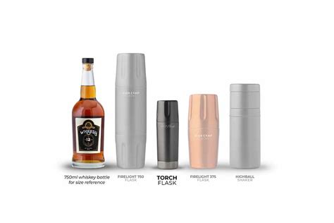Stainless Steel Pocket Size Flask High Camp Torch Flask High Camp