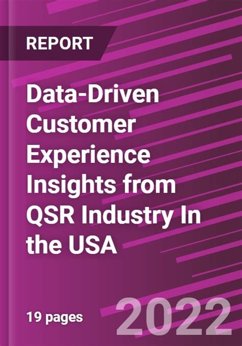 Data Driven Customer Experience Insights From Qsr Industry In The Usa