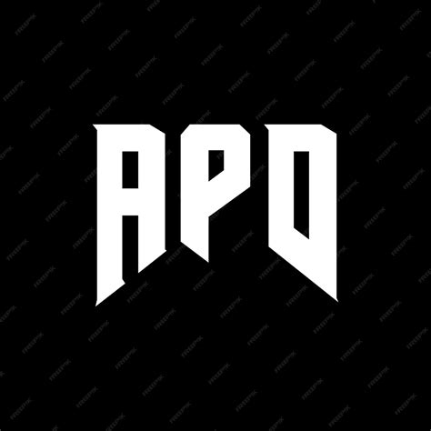 Premium Vector Apd Letter Logo Design For Technology Company Apd Logo