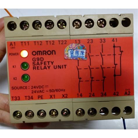 🌞二手現貨保固 日本製 omron 歐姆龍 g9d 301 安全繼電器【dc ac 24v】 safety relay 蝦皮購物