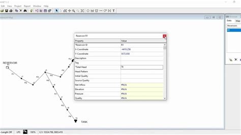 Epanet Network Water Supply Network Epanet Example Tutorial Youtube