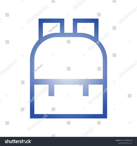 Bag Icon Line Style Fashion Commerce Stock Vector Royalty Free 2204906105 Shutterstock