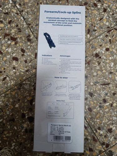 Cotton Prime Braces Forearm Cock Up Splint Large At Rs 745 Piece In