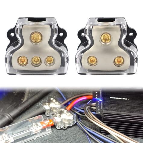 10 To 4 Awg Car Audio Power Distribution Block Free Shipping Worldwide