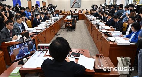 이진숙 방통위원장 후보자 인사청문회 전자신문