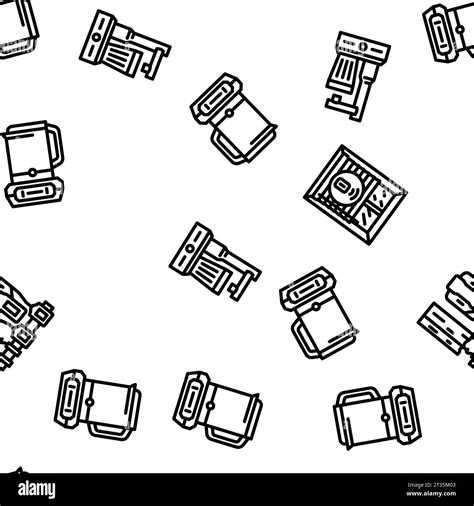 smart home control seamless pattern vector stock vector image and art alamy