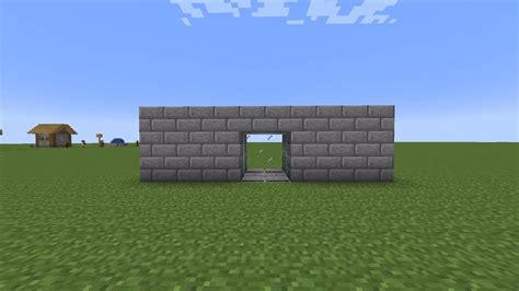 How To Make A 2x2 Automatic Door In Minecraft Youtube
