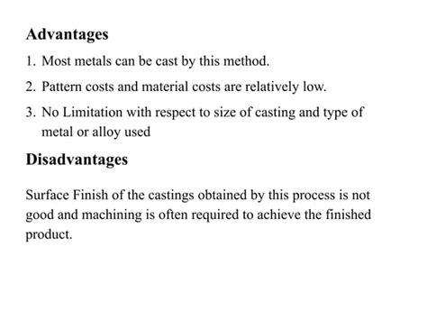 Classification Of Casting Processespptx