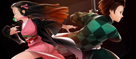 Kamado Nezuko And Kamado Tanjirou Kimetsu No Yaiba Drawn By Moonhee