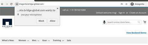 Magento 2 Voice Search Bridge Store