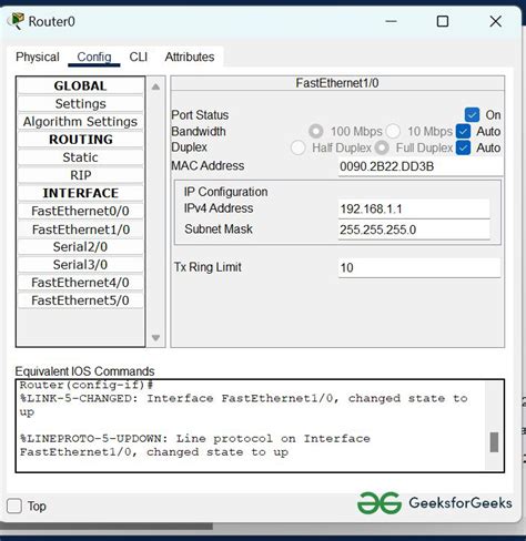 Setting IP Address Using GUI GeeksforGeeks