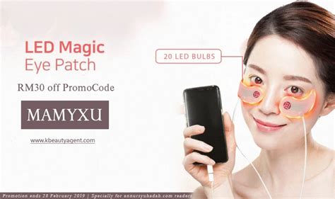 Review Korean Red Light Therapy Device Claigio Led Magic Eye Patch