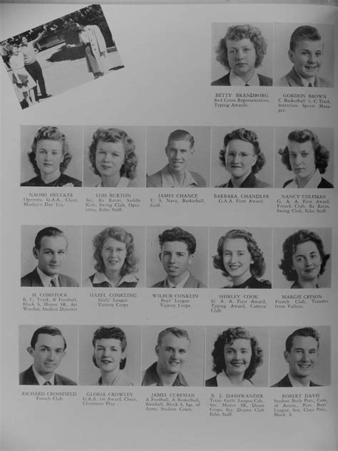 Class Of 1943 ~ Santa Rosa High School Santa Rosa High School Foundation