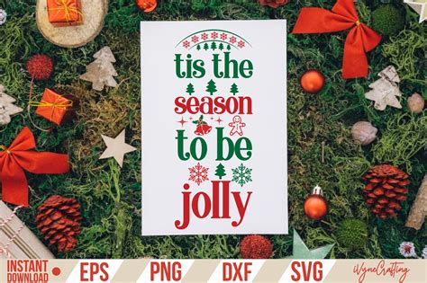 Tis The Season To Be Jolly Svg Cut File Ivynecrafting