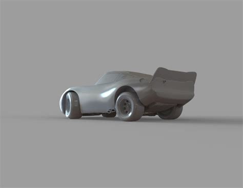 Mcqueen Lightning Cars Posture 2 Free 3d Model Stl Free3d